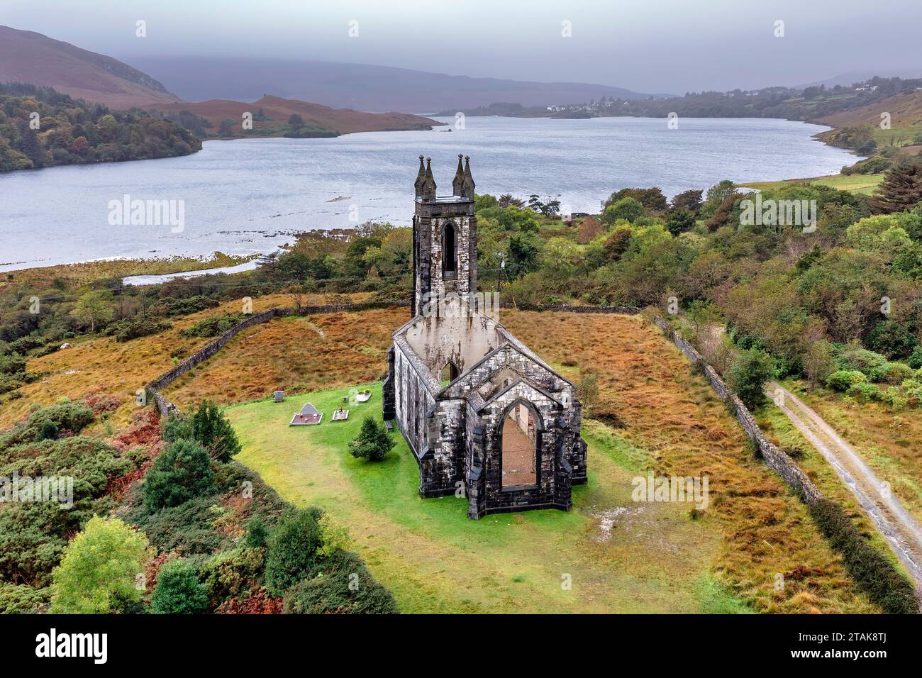 Dunlewey church ireland mount errigal hi-res stock photography and ...