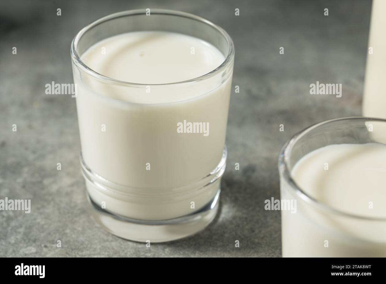 Organic Grass Fed Whole Cow Milk in a Glass Stock Photo - Alamy