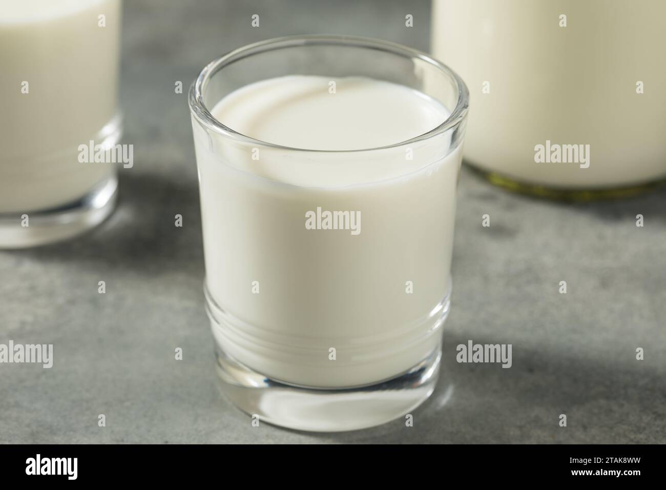 Organic Grass Fed Whole Cow Milk in a Glass Stock Photo - Alamy