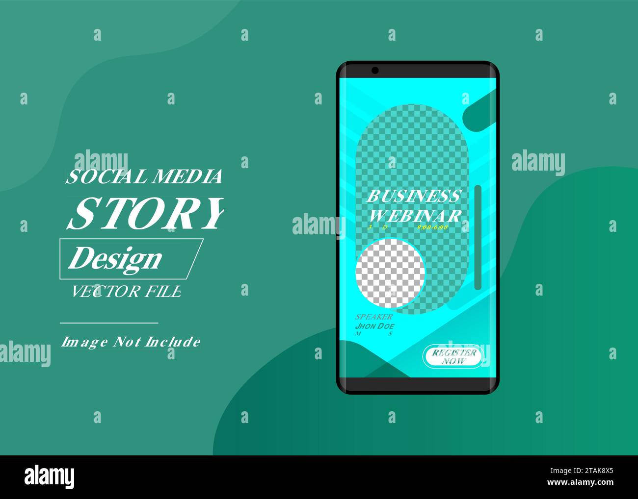 Social Media Business Webinar Story Stock Vector Image & Art - Alamy