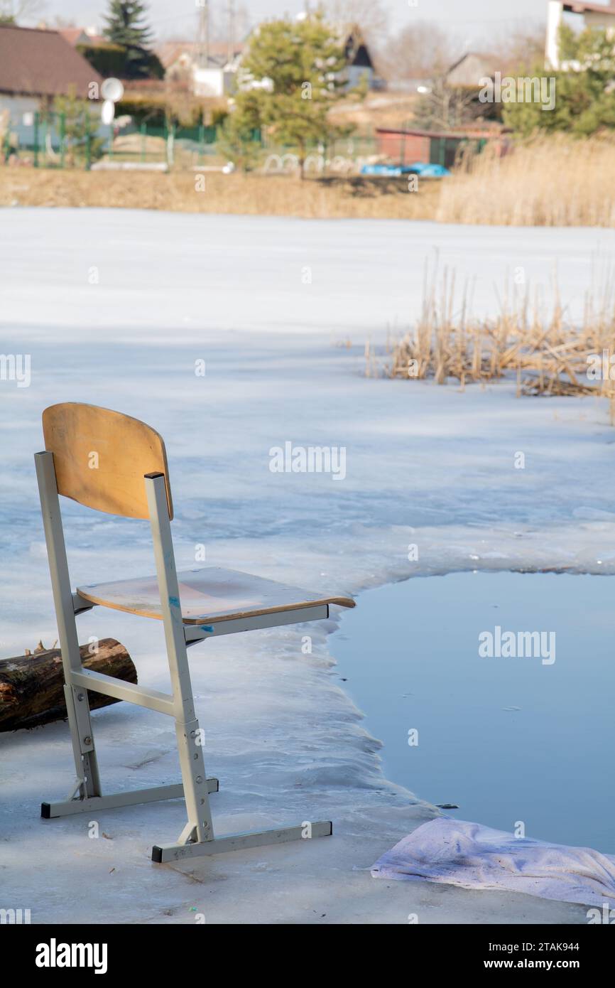 photography, chair, season, river, weather, fresh water, active ...
