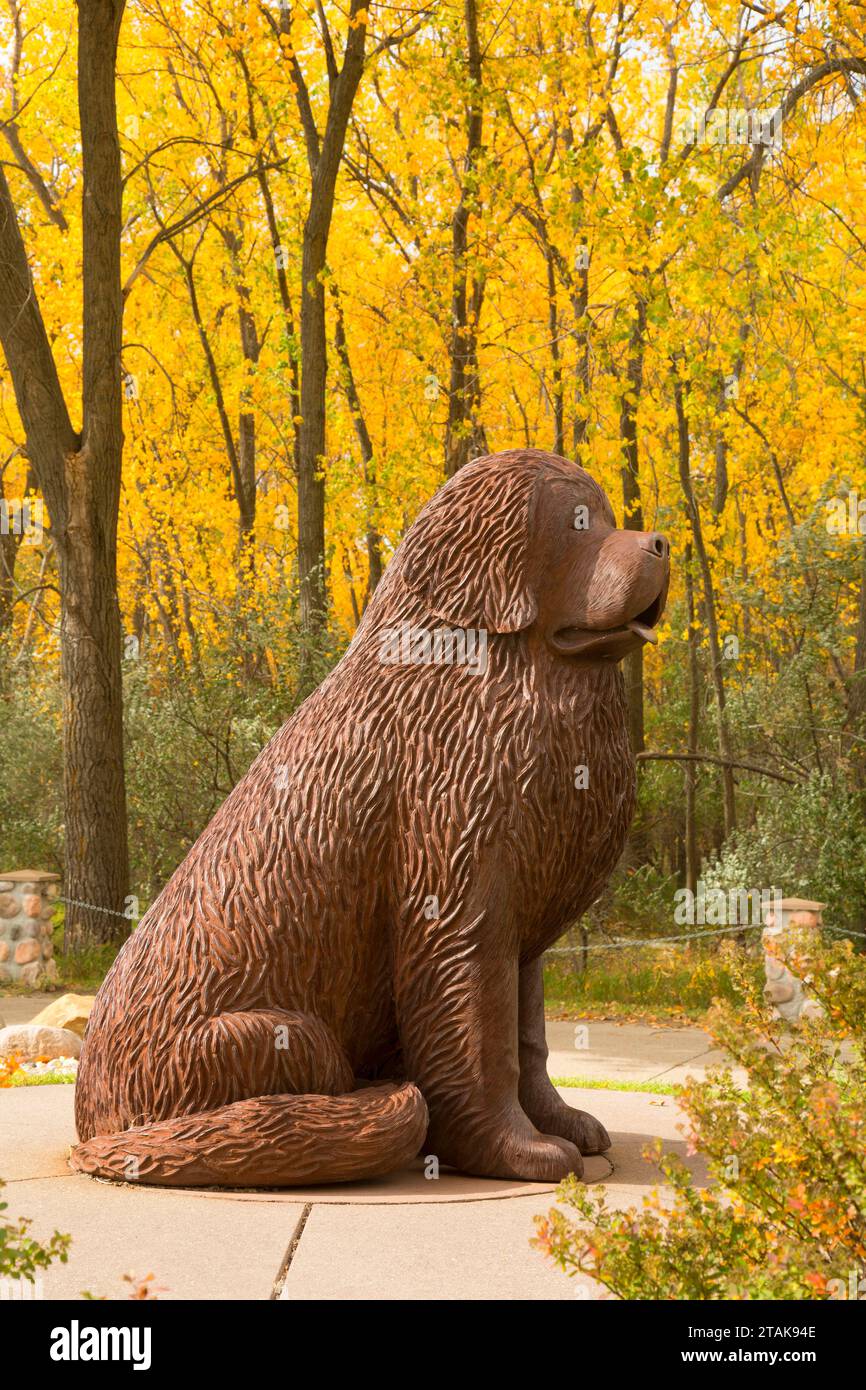 Seaman statue, Fahlgren Memorial Park, Lewis and Clark National ...