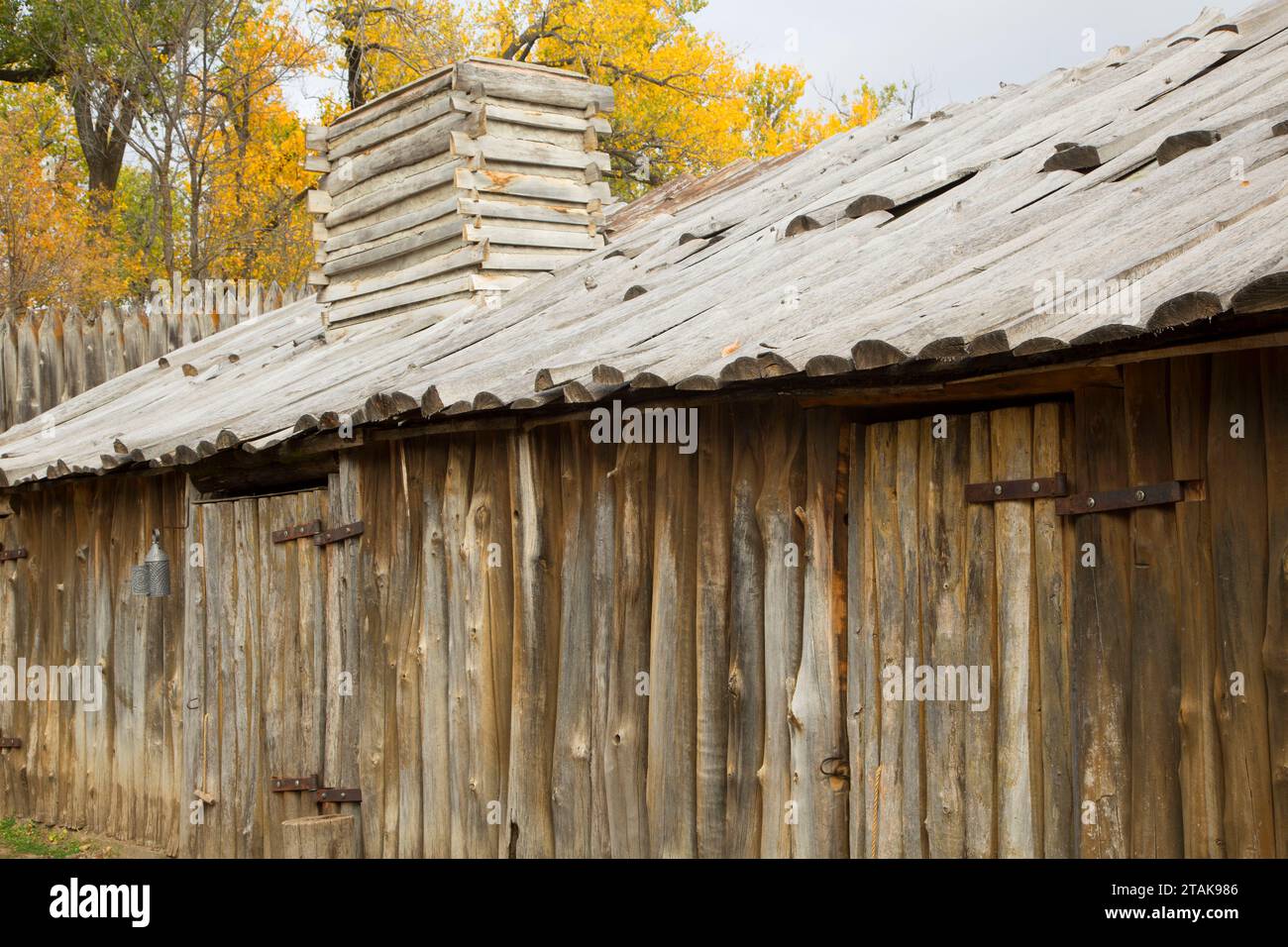 Fort Mandan, Fort Mandan Historic Site, Fahlgren Memorial Park, Lewis ...