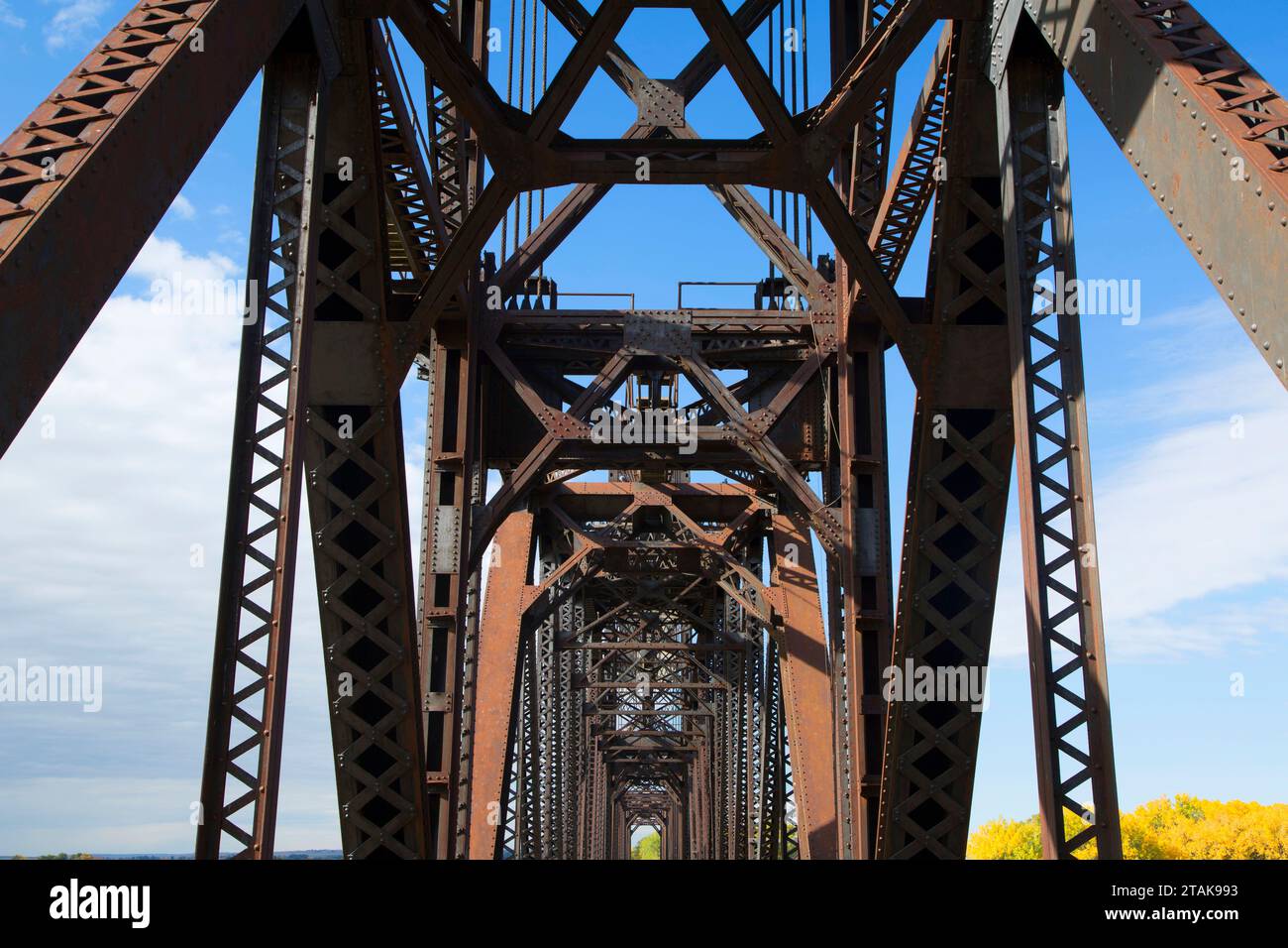 Fairview Bridge, Sundheim Park, McKenzie County, North Dakota Stock ...