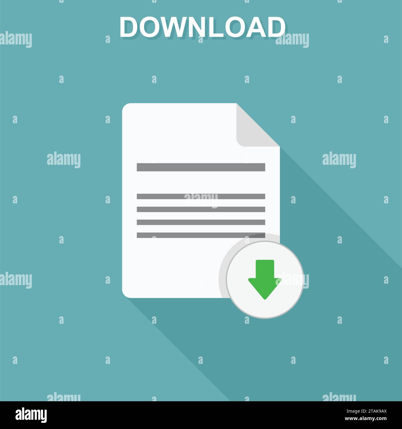 Download document icon. Flat style. Vector illustration Stock Vector ... Download document icon. Flat style. Vector illustration Stock Vector ...