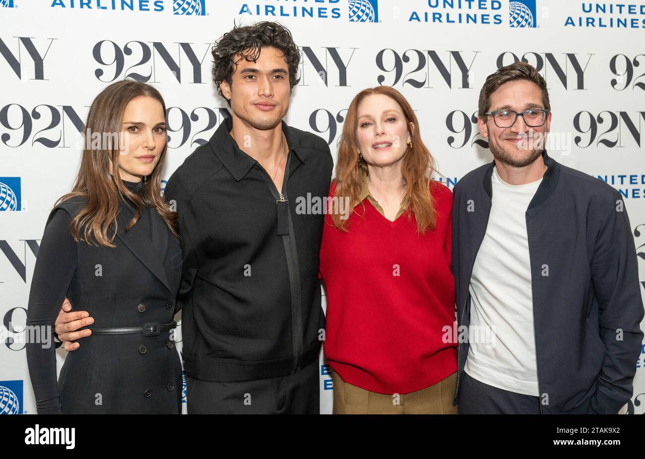 Natalie Portman, Charles Melton, Julianne Moore, Josh Horowitz attend ...