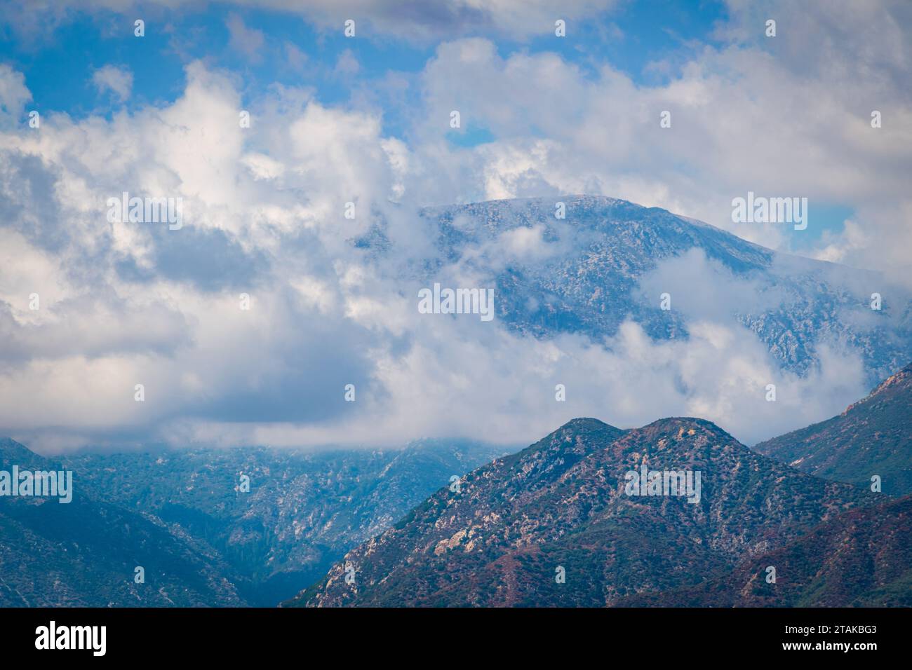 Mt. Baldy After Late Summer Storm Stock Photo - Alamy