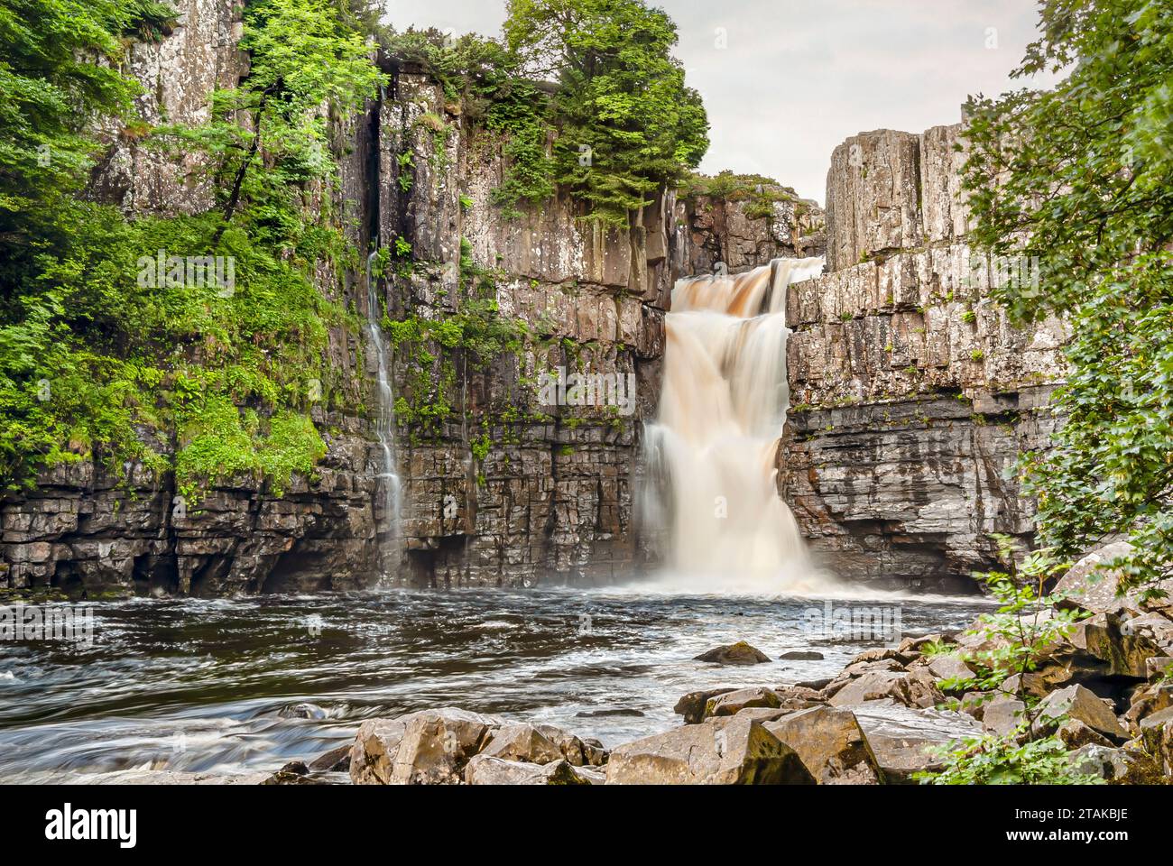 High Force, one of Englands highest Waterfall in Forest-in-Teesdale ...