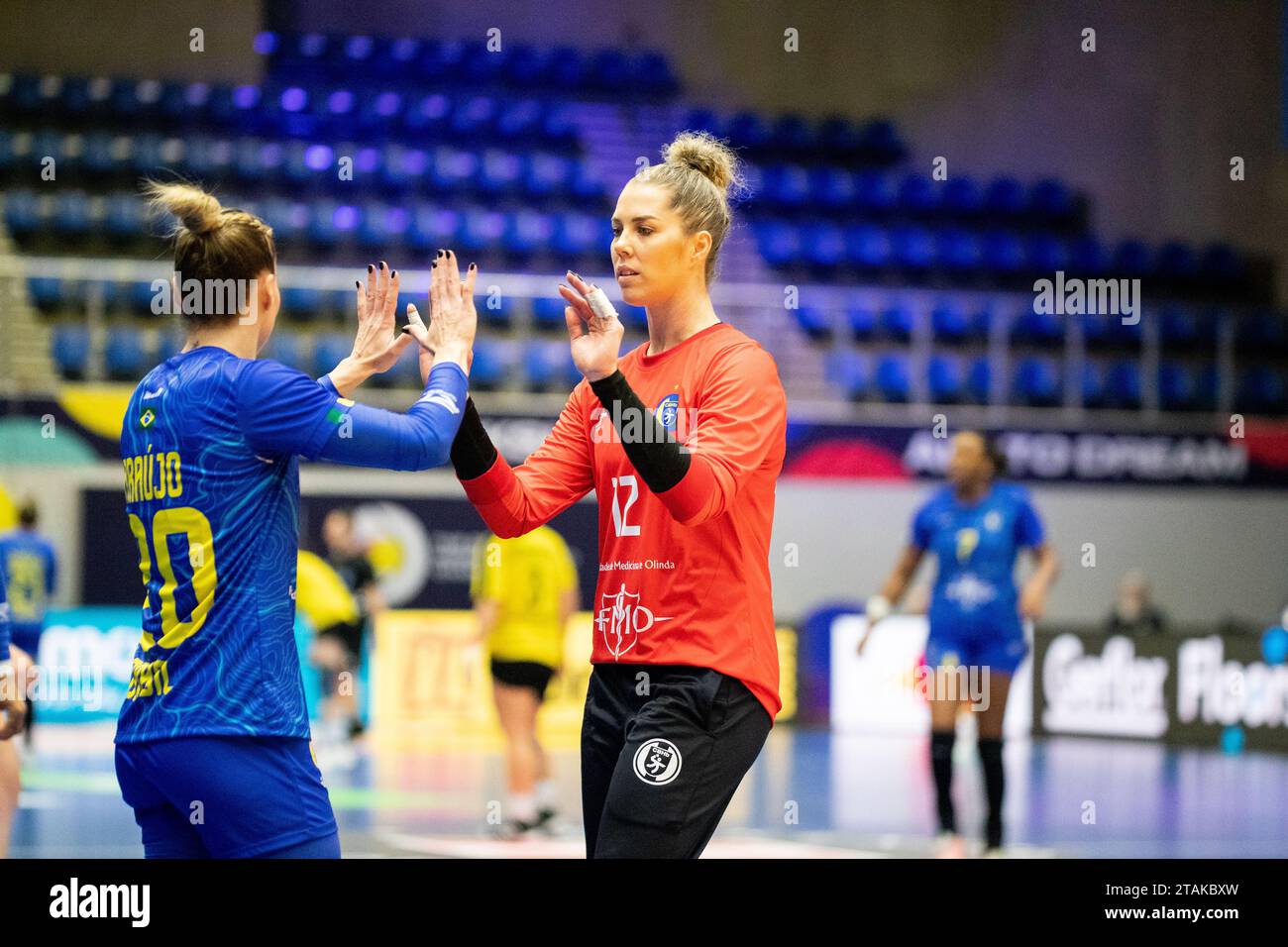 Frederikshavn, Denmark. 01st Dec, 2023. Barbara Arenhart (12) of Brazil ...