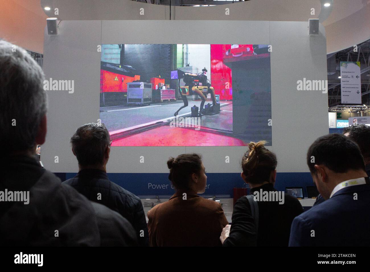 Framatone stand during 5th edition of the world nuclear exhibition WNE ...