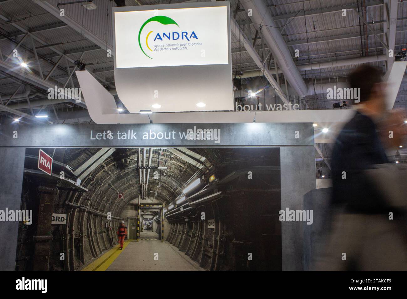 Andra's stand during 5th edition of the world nuclear exhibition WNE ...