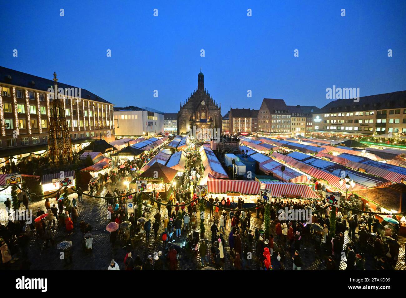 Nuremberg, Germany. 01st Dec, 2023. The Nuremberg Christmas Market on ...