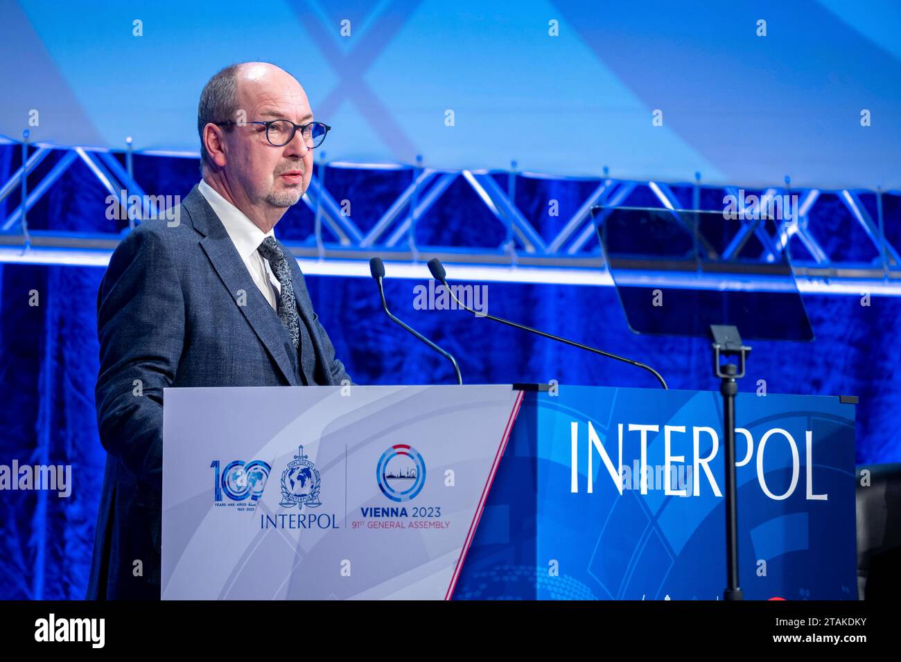 Vienna, Vienna, Austria. 1st Dec, 2023. MARTIN RABY, head of protocol ...