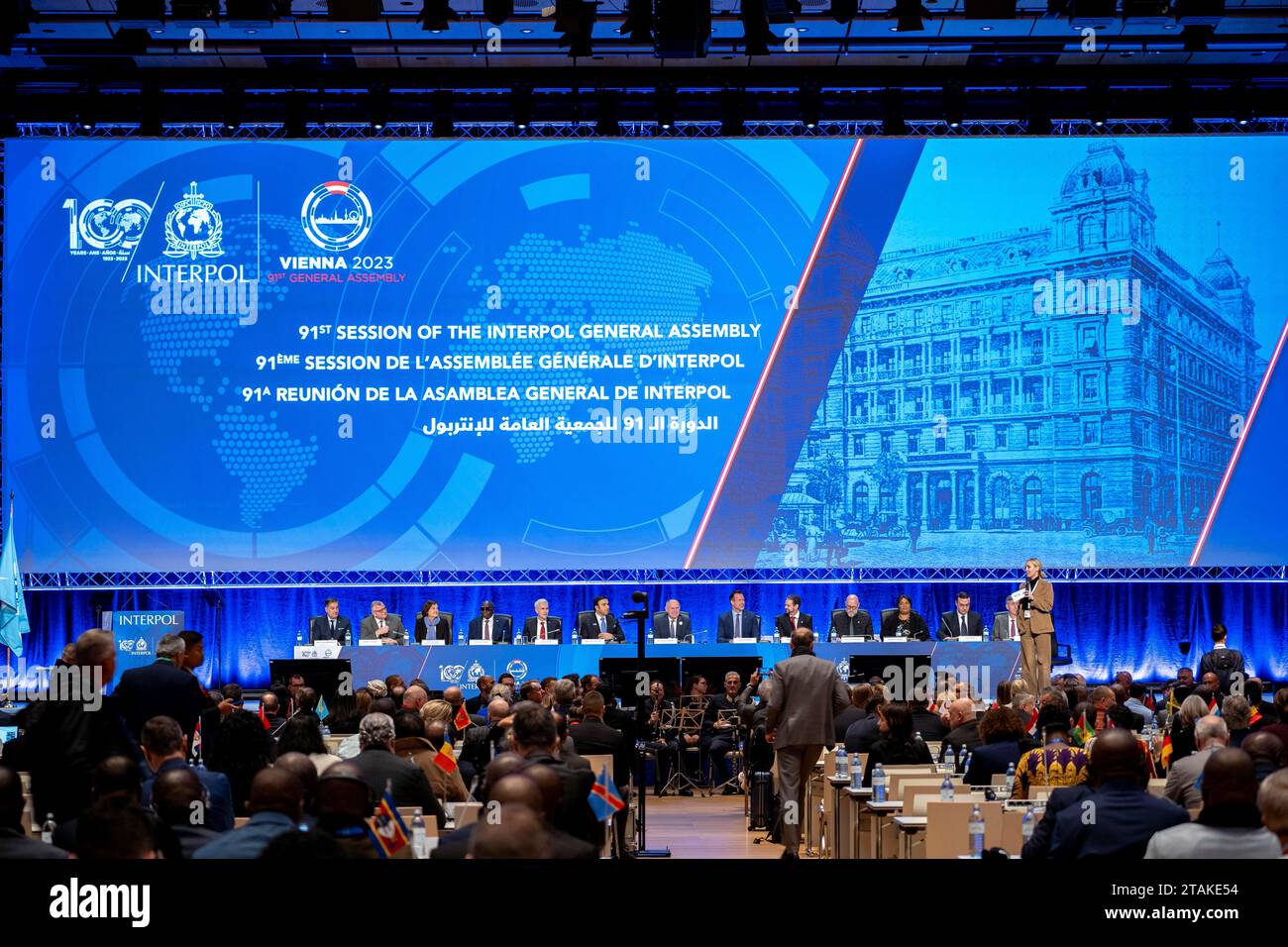 Vienna, Vienna, Austria. 1st Dec, 2023. Closing Ceremony of the 91st ...