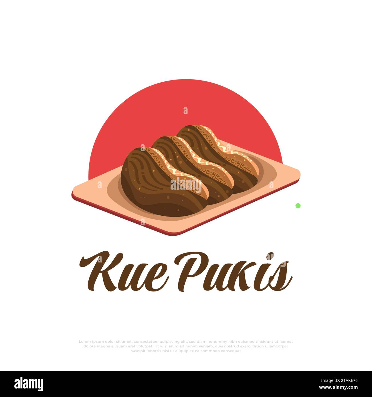 Illustration of Kue Pukis, Indonesian Traditional Cake. Kue Pancong ...