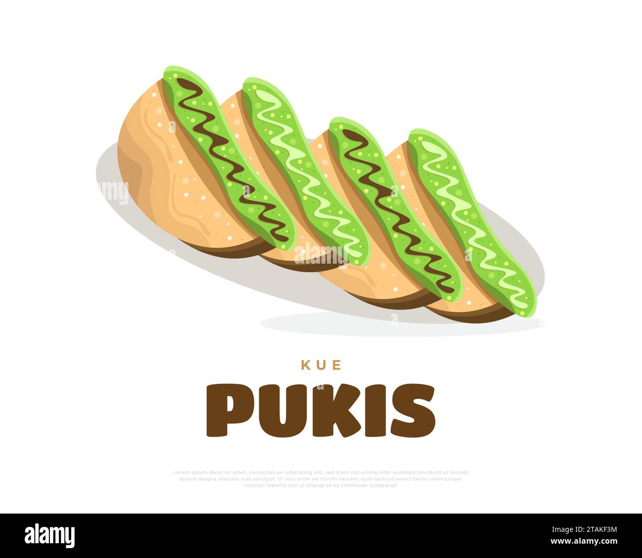 Illustration of Kue Pukis, Indonesian Traditional Cake. Kue Pancong ...