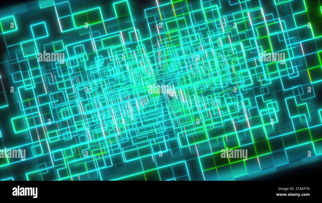 Abstract grid technology background. Computer generated 3d render Stock ...