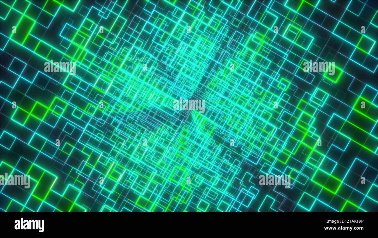 Abstract grid technology background. Computer generated 3d render Stock ...