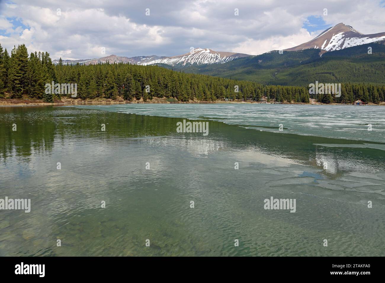 Maligne lake trail hi-res stock photography and images - Alamy