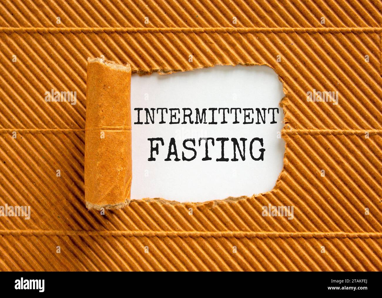 Intermittent fasting symbol. Concept words Intermittent fasting on ...