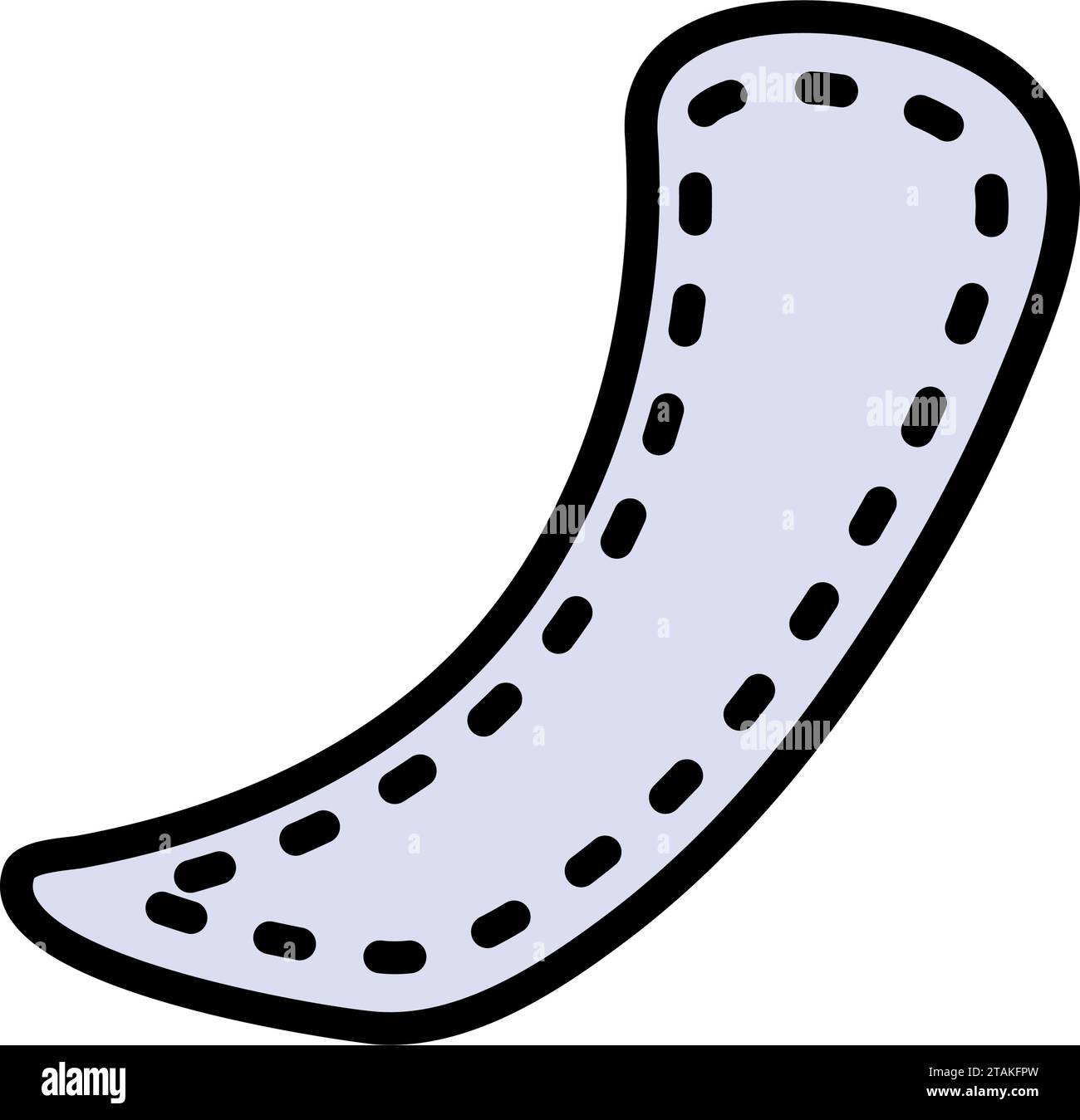 Feminine hygiene pad color icons. Daily sanitary napkin product symbol ...