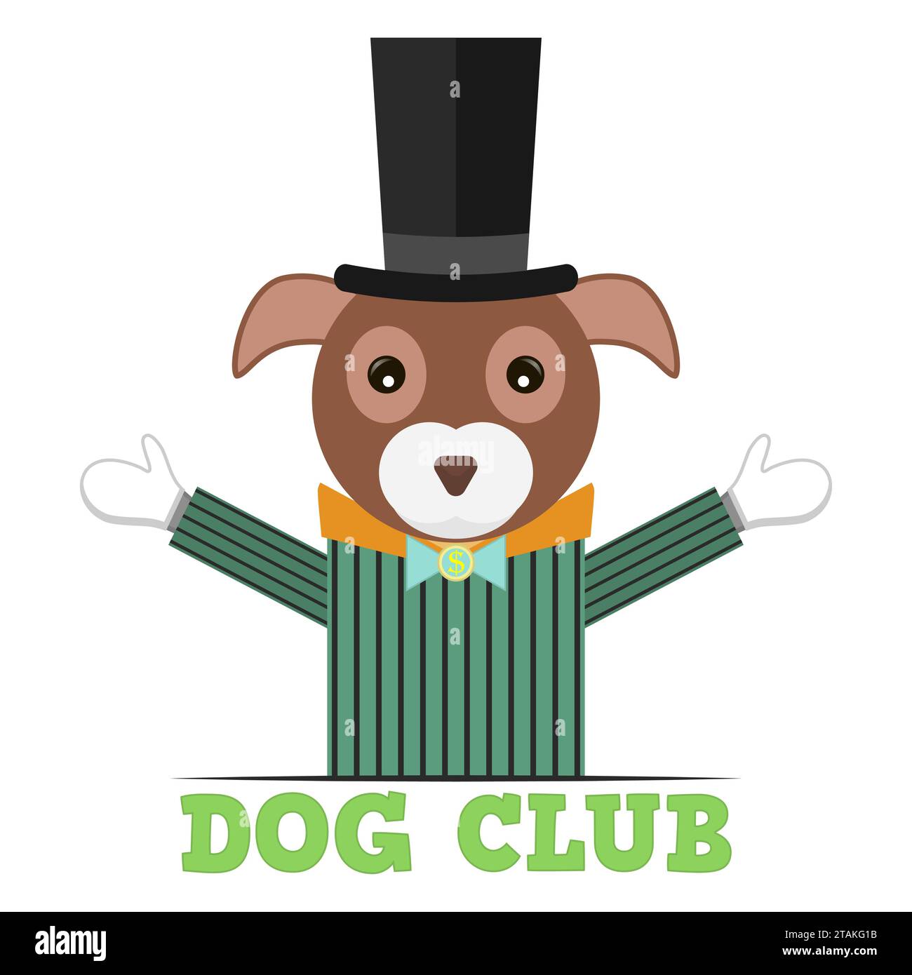 Happy dog party hat Stock Vector Images - Alamy