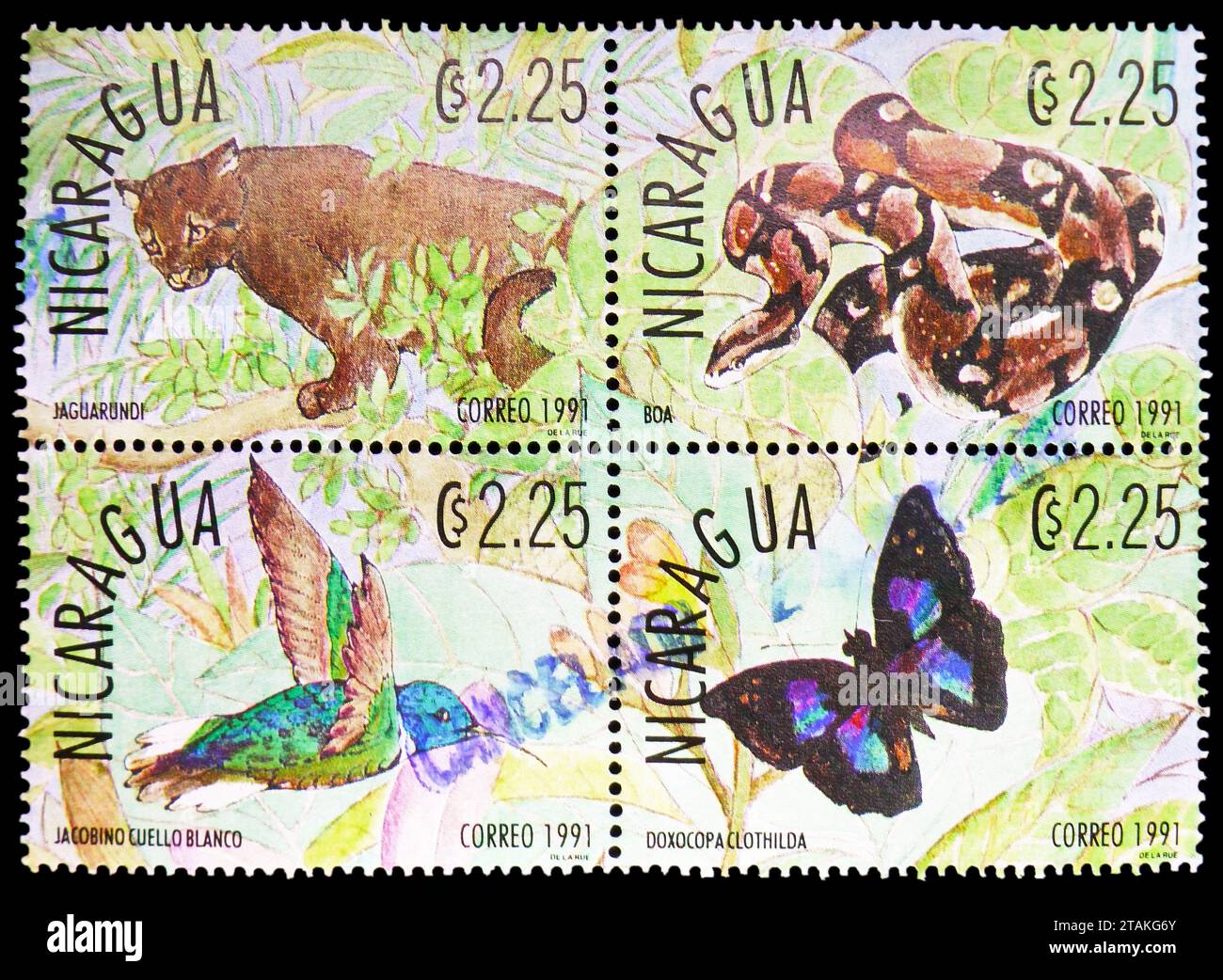 MOSCOW, RUSSIA - NOVEMBER 17, 2023: Four postage stamps printed in ...