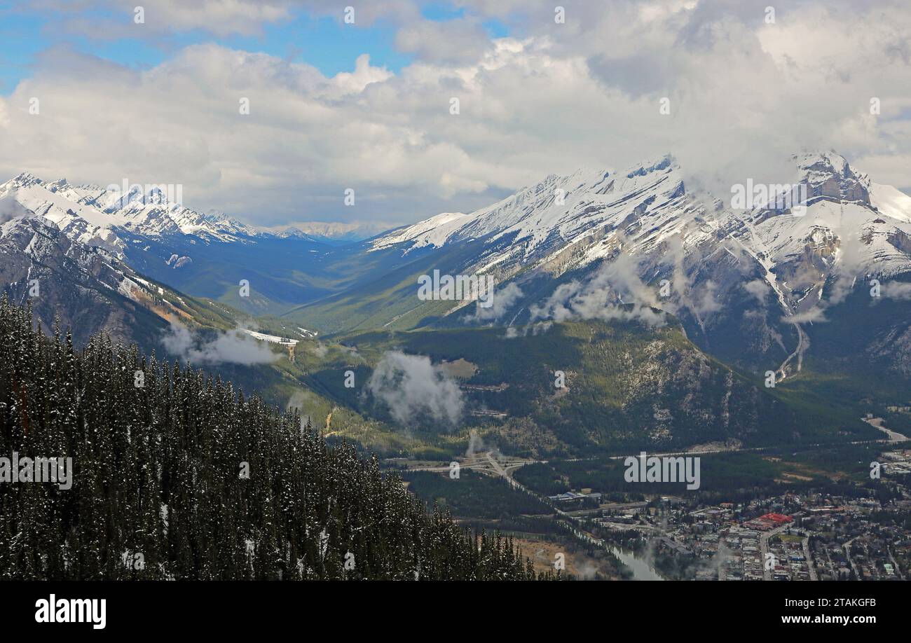 Cascade Mountain - Banff National Park, Canada Stock Photo - Alamy