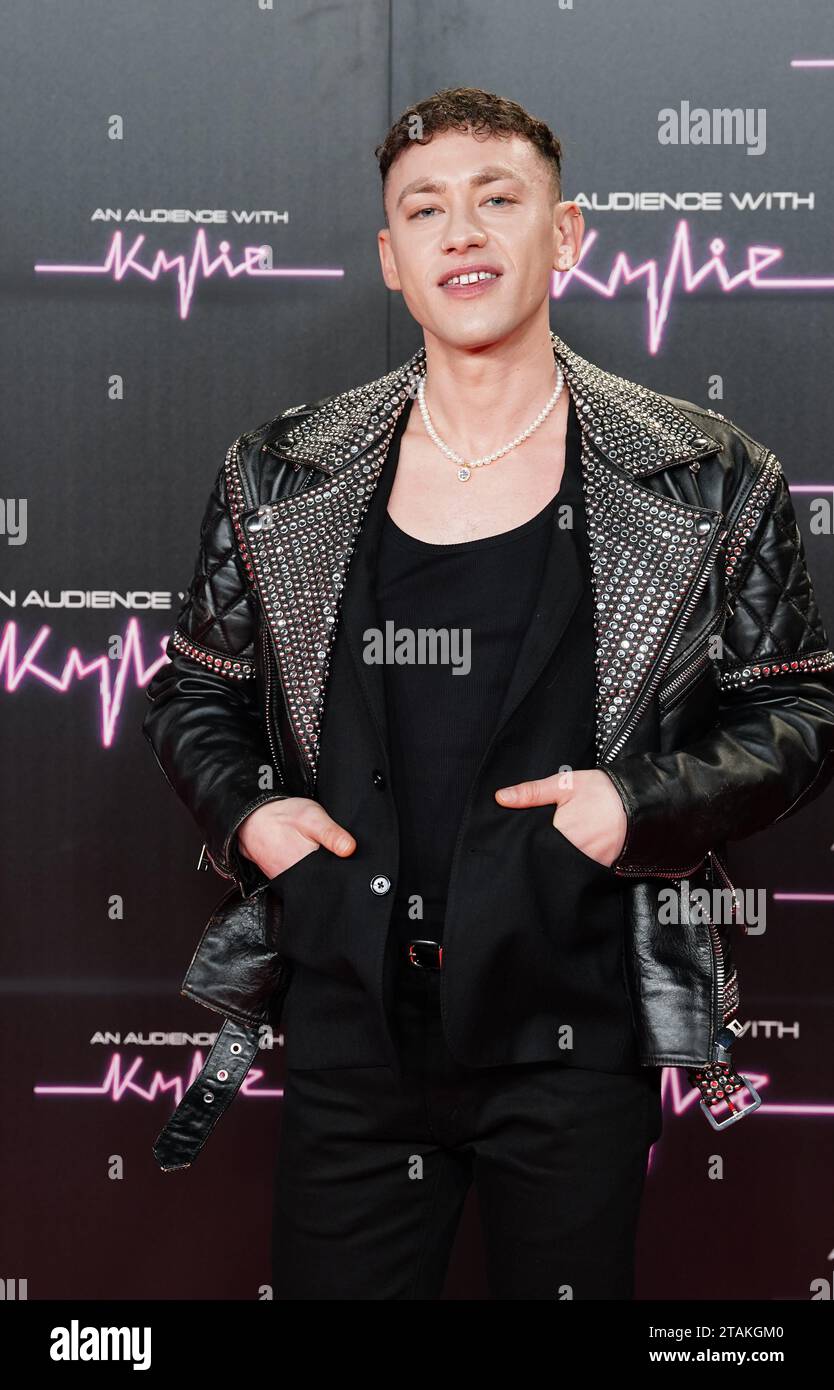 Olly Alexander attending An Audience With Kylie at the Royal Albert ...