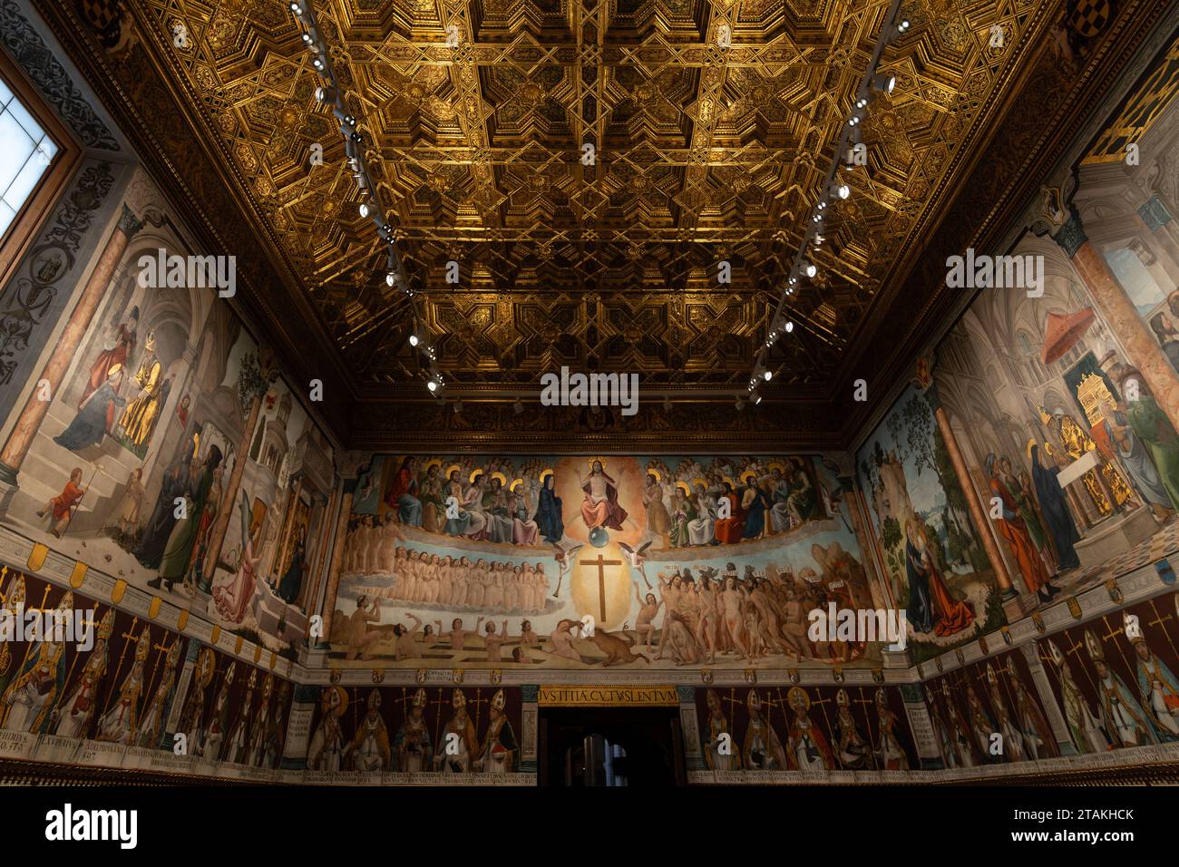 Toledo, Spain - March 18, 2023: Chapter room of the Cathedral of Santa ...