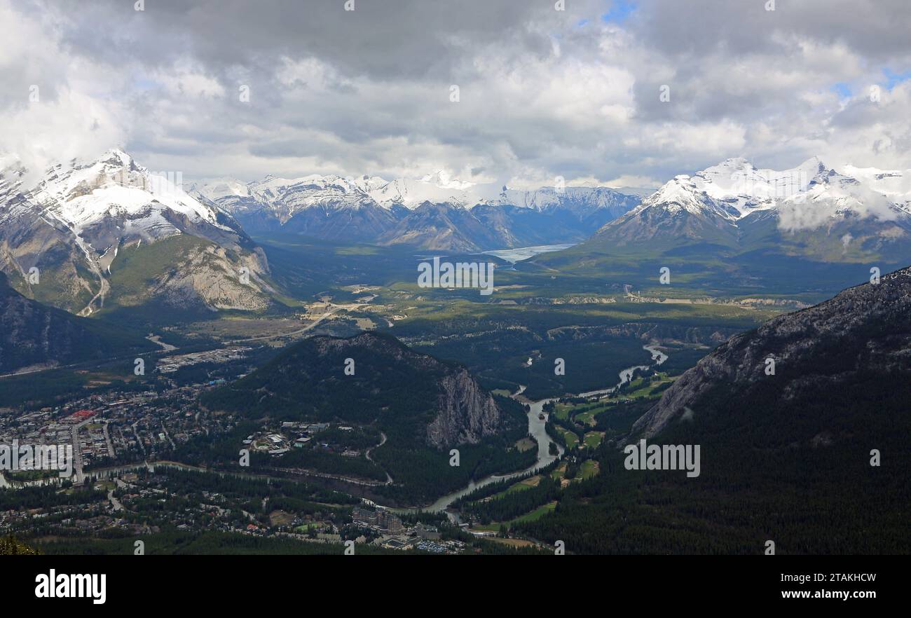 Bow River Valley - Banff National Park, Canada Stock Photo - Alamy