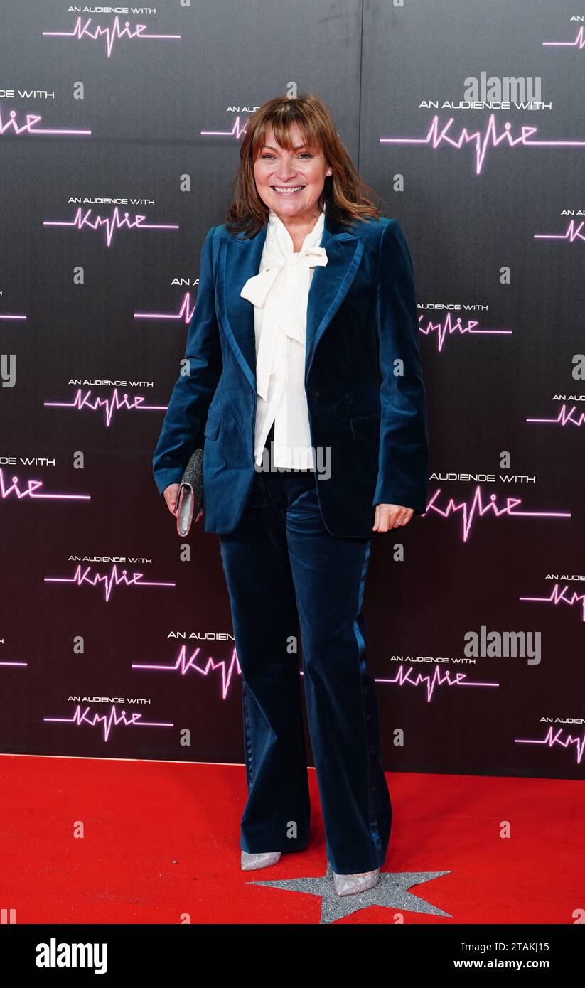 Lorraine Kelly attending An Audience With Kylie at the Royal Albert ...