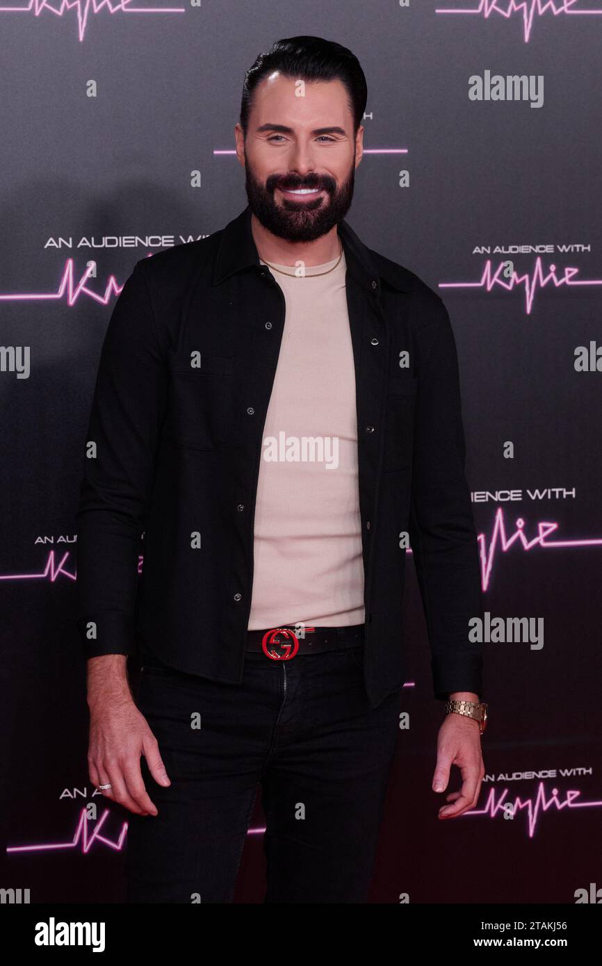 London, UK . 1 December, 2023 . Rylan Clark pictured at the An Audience ...
