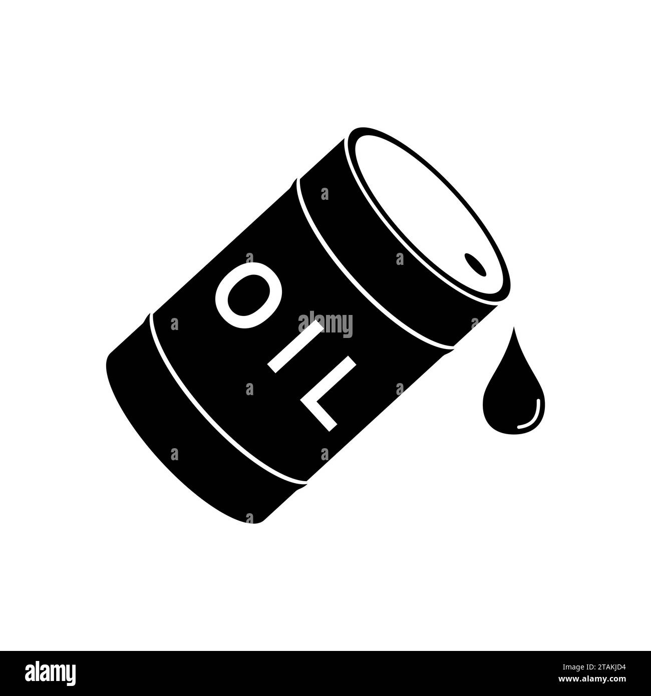 Vector drop oil isolated Black and White Stock Photos & Images - Alamy