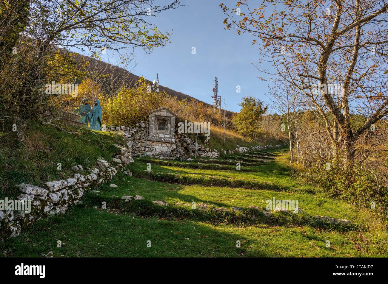 Castelpetroso, Sanctuary of the Madonna Addolorata. Via Matris ...