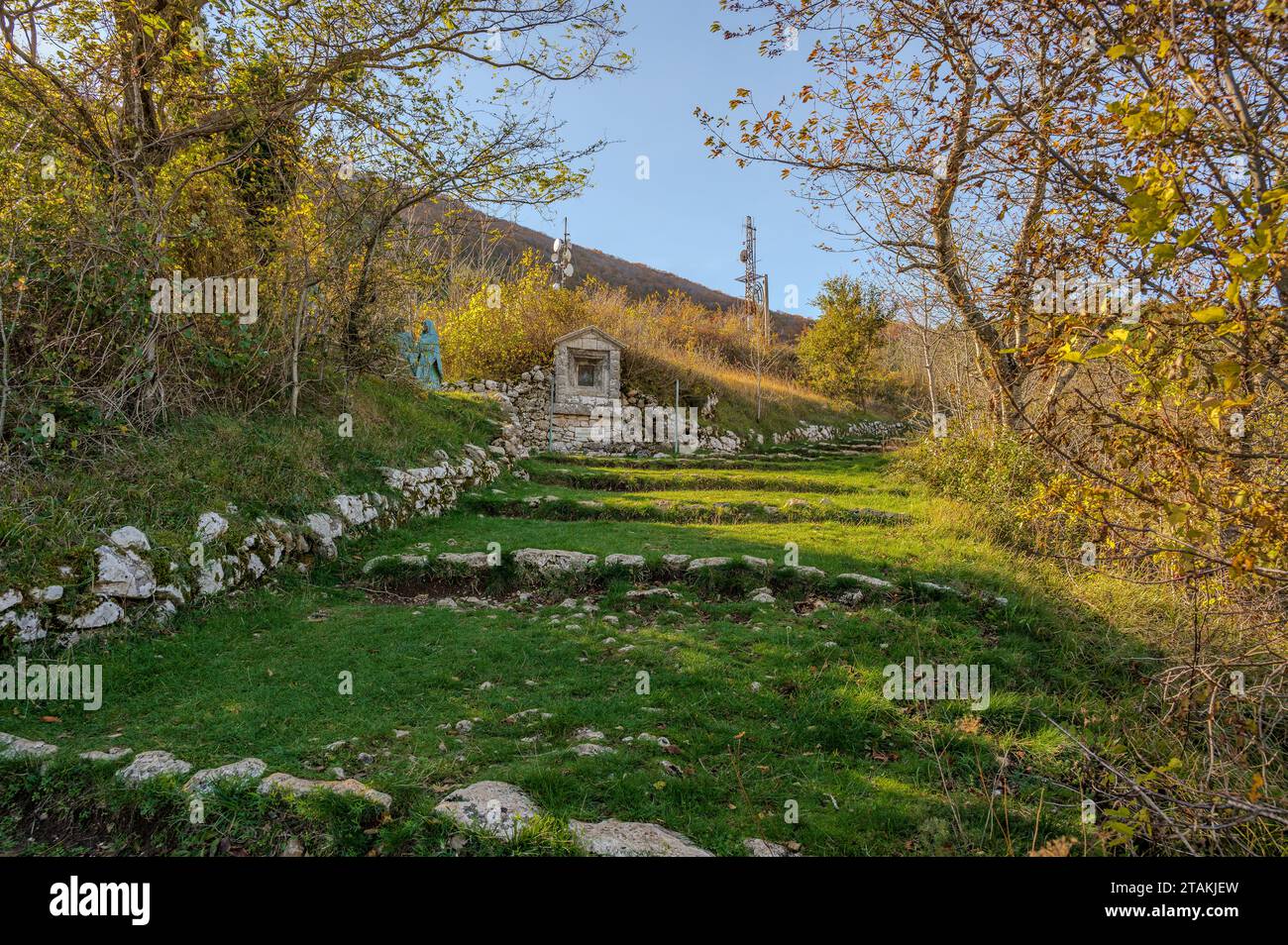Castelpetroso, Sanctuary of the Madonna Addolorata. Via Matris ...