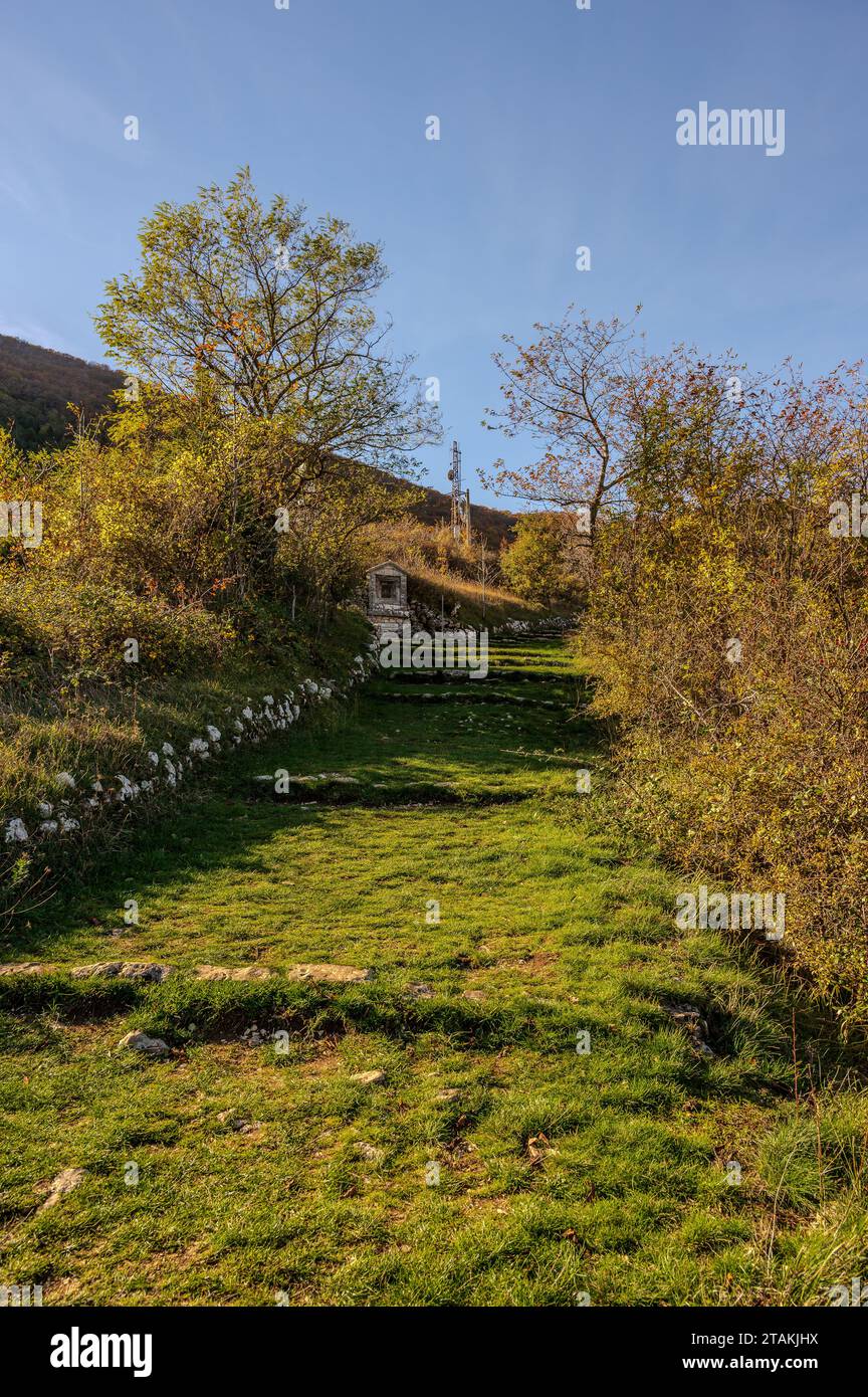 Castelpetroso, Sanctuary of the Madonna Addolorata. Via Matris ...
