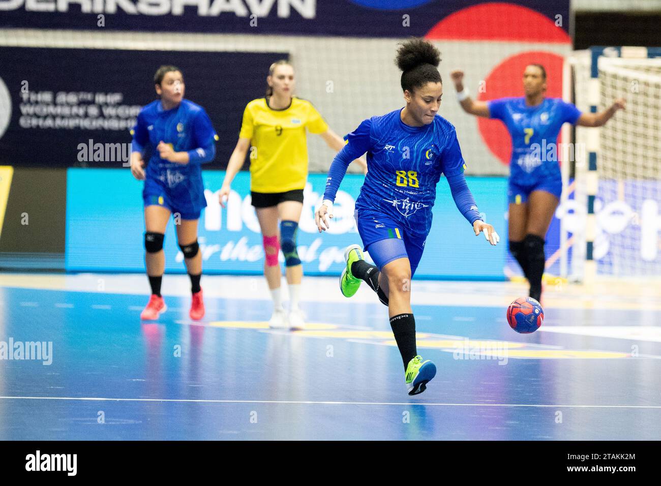 Frederikshavn, Denmark. 01st Dec, 2023. Mariana Costa (88) of Brazil ...