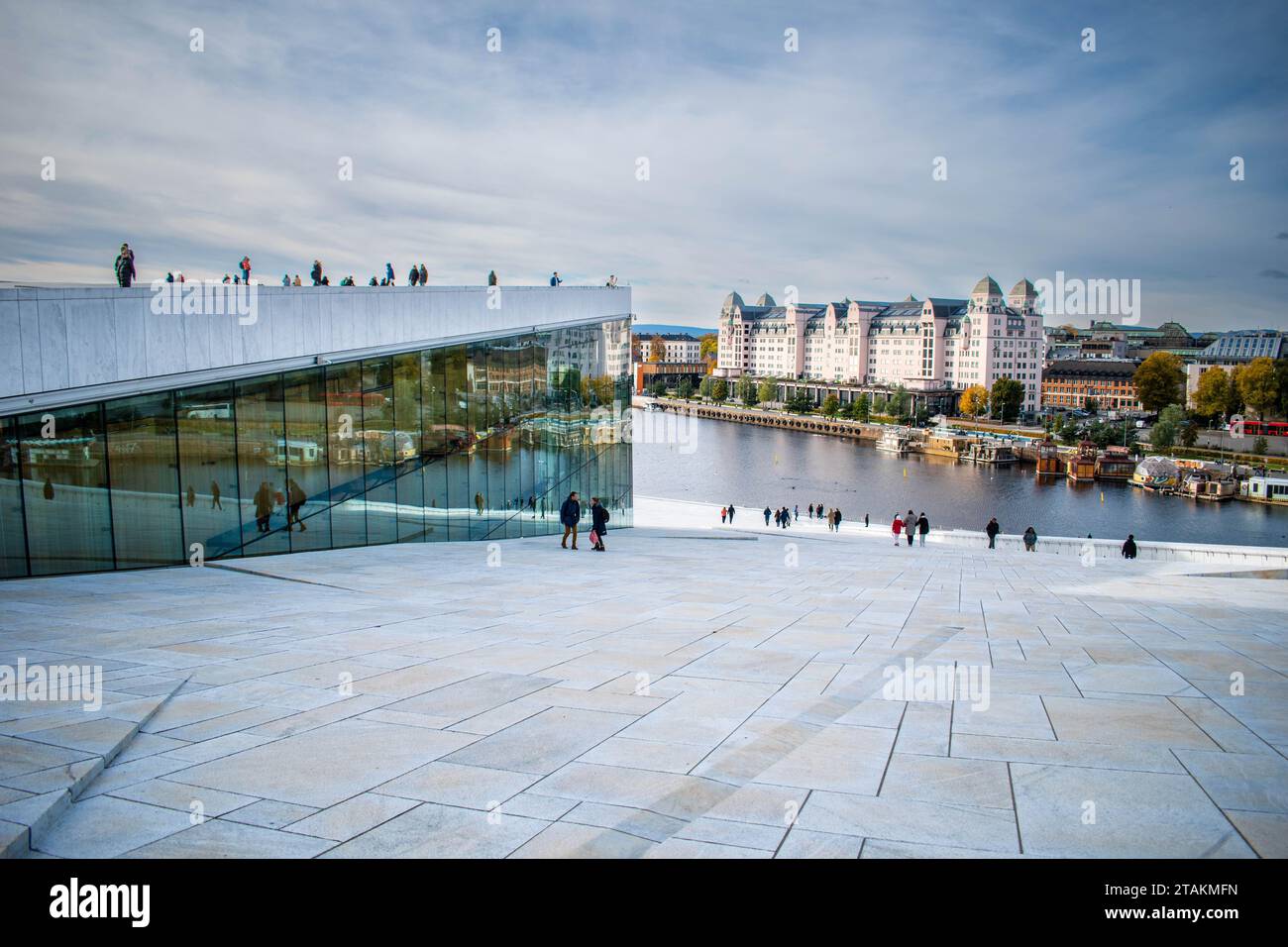View from the Oslo Opera house rooftop Stock Photo - Alamy