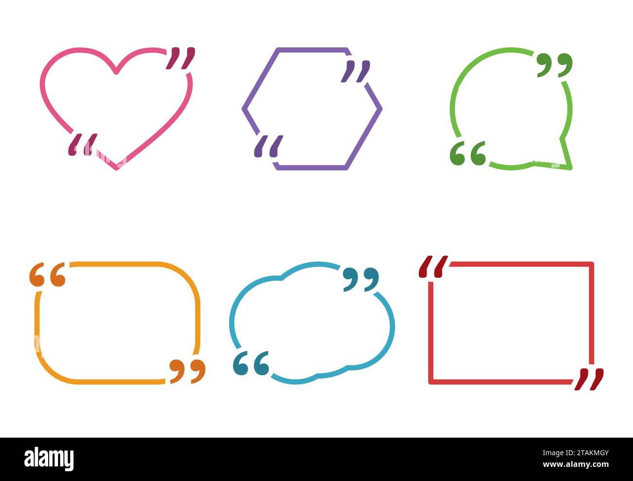 Website review quote icon citation blank template. Quote bubble comment ...