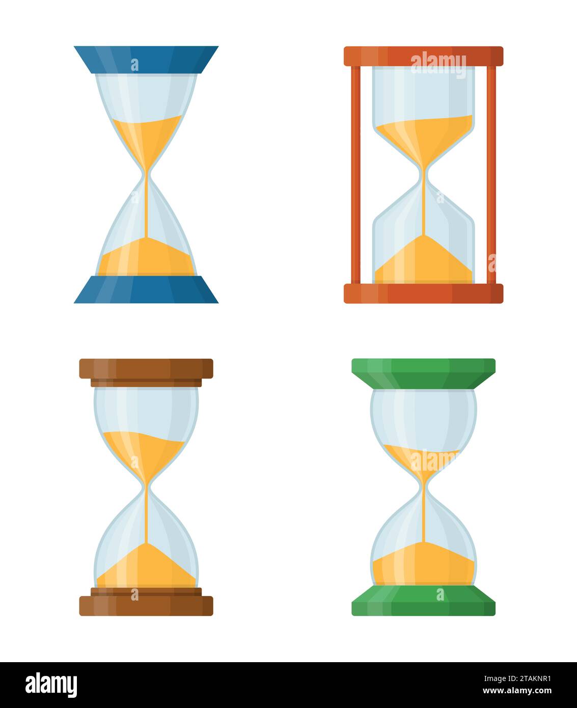 Timer icons in color Stock Vector Images - Alamy