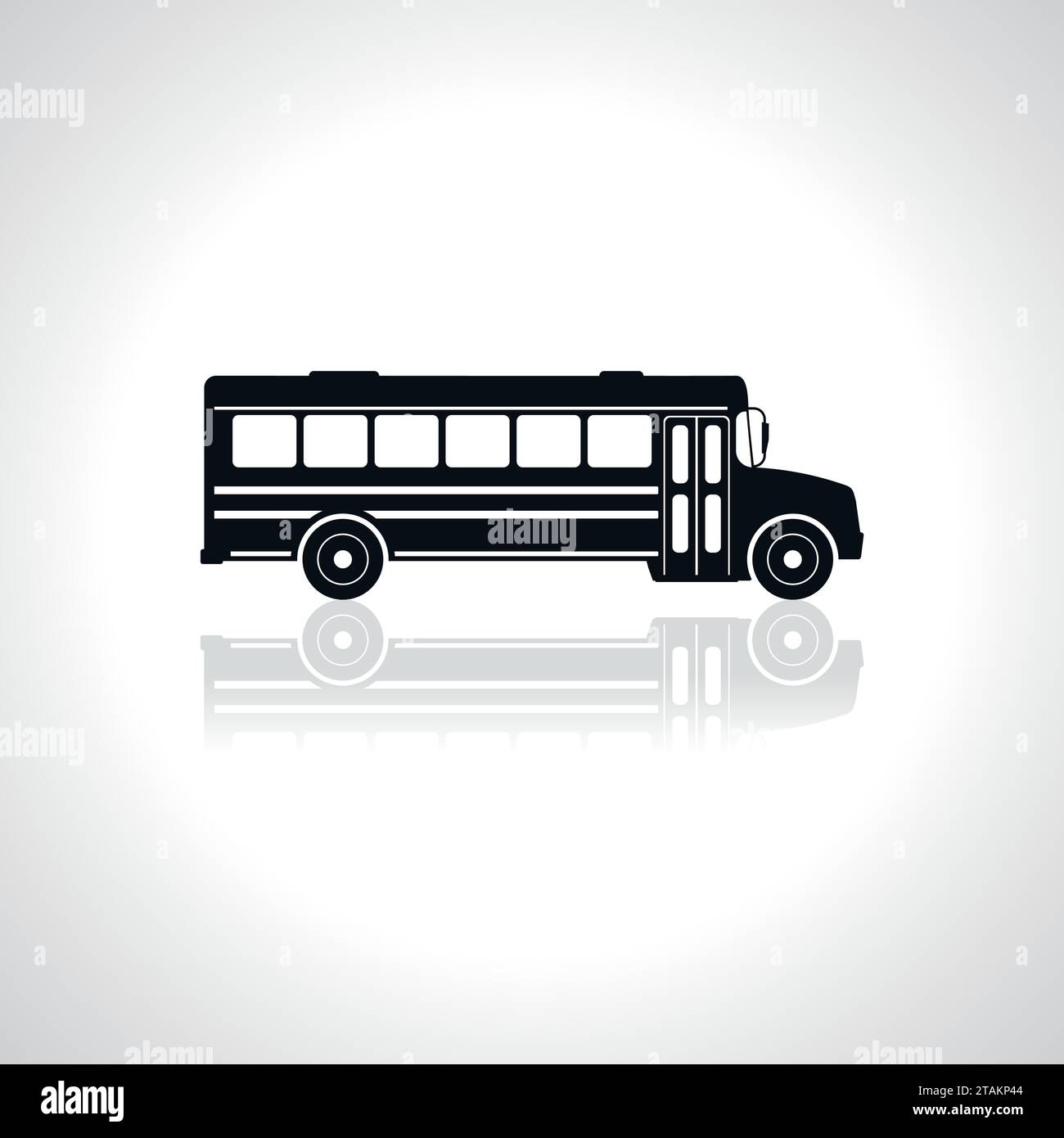 School bus icon simple Black and White Stock Photos & Images - Alamy