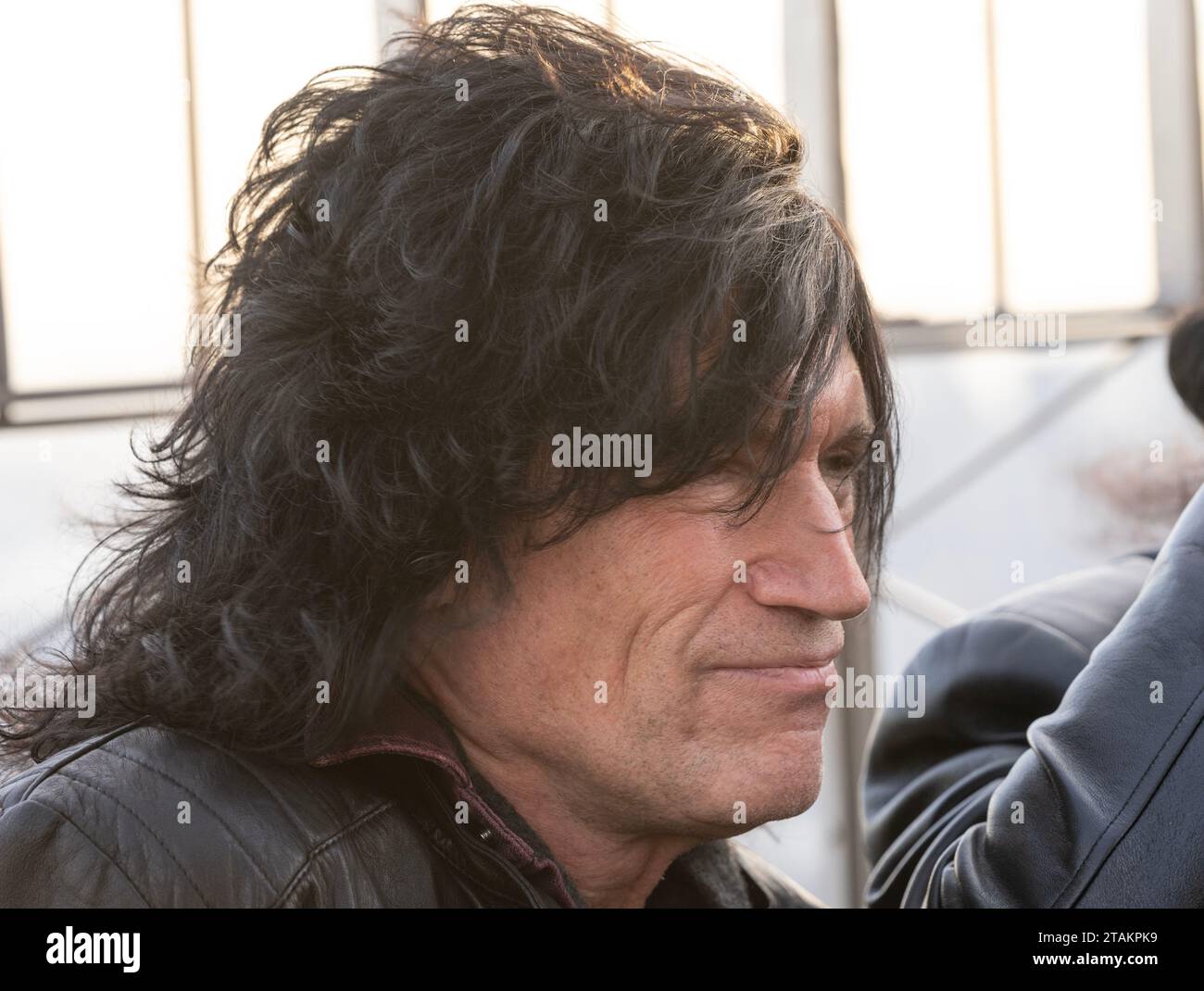 Tommy Thayer of KISS band visits observation deck of the Empire State ...