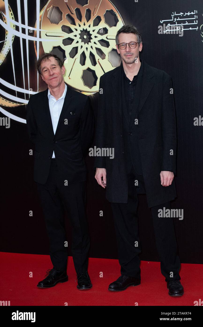 Marrakech, Morocco. 01st Dec, 2023. Bertrand Bonello and Justin Taurand ...