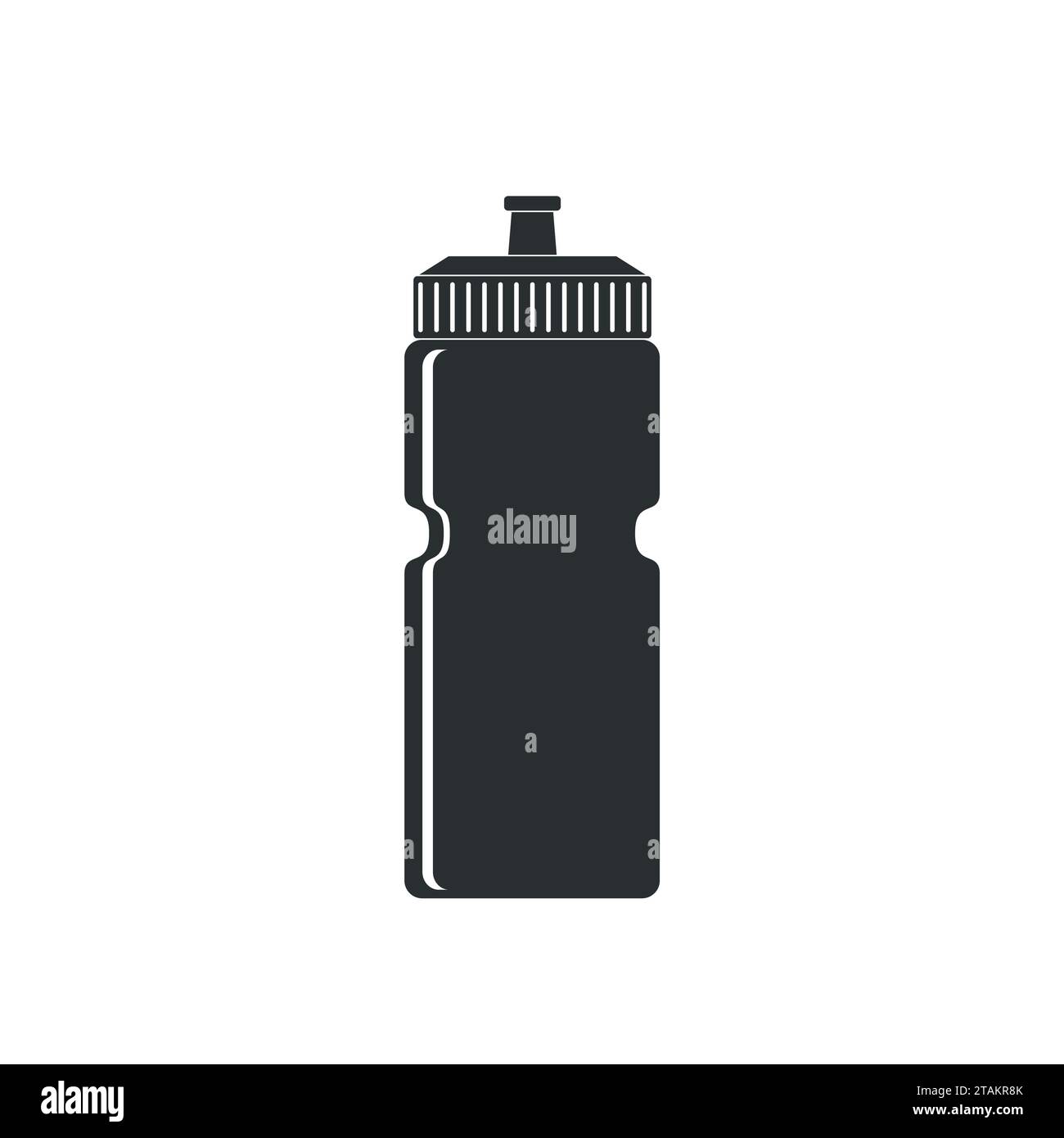 Sport icon bottle for water icon in flat style isolated on white ...