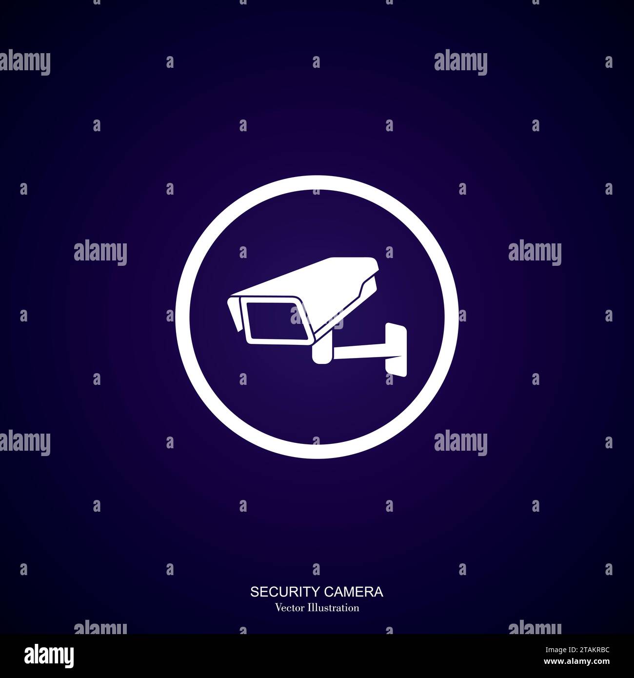 Safety vector cctv camera icon hi-res stock photography and images - Alamy