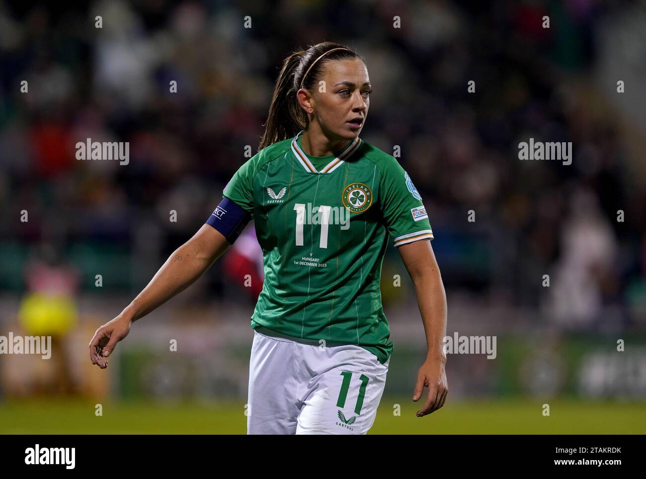 Republic of Ireland captain Katie McCabe during the UEFA Women's ...