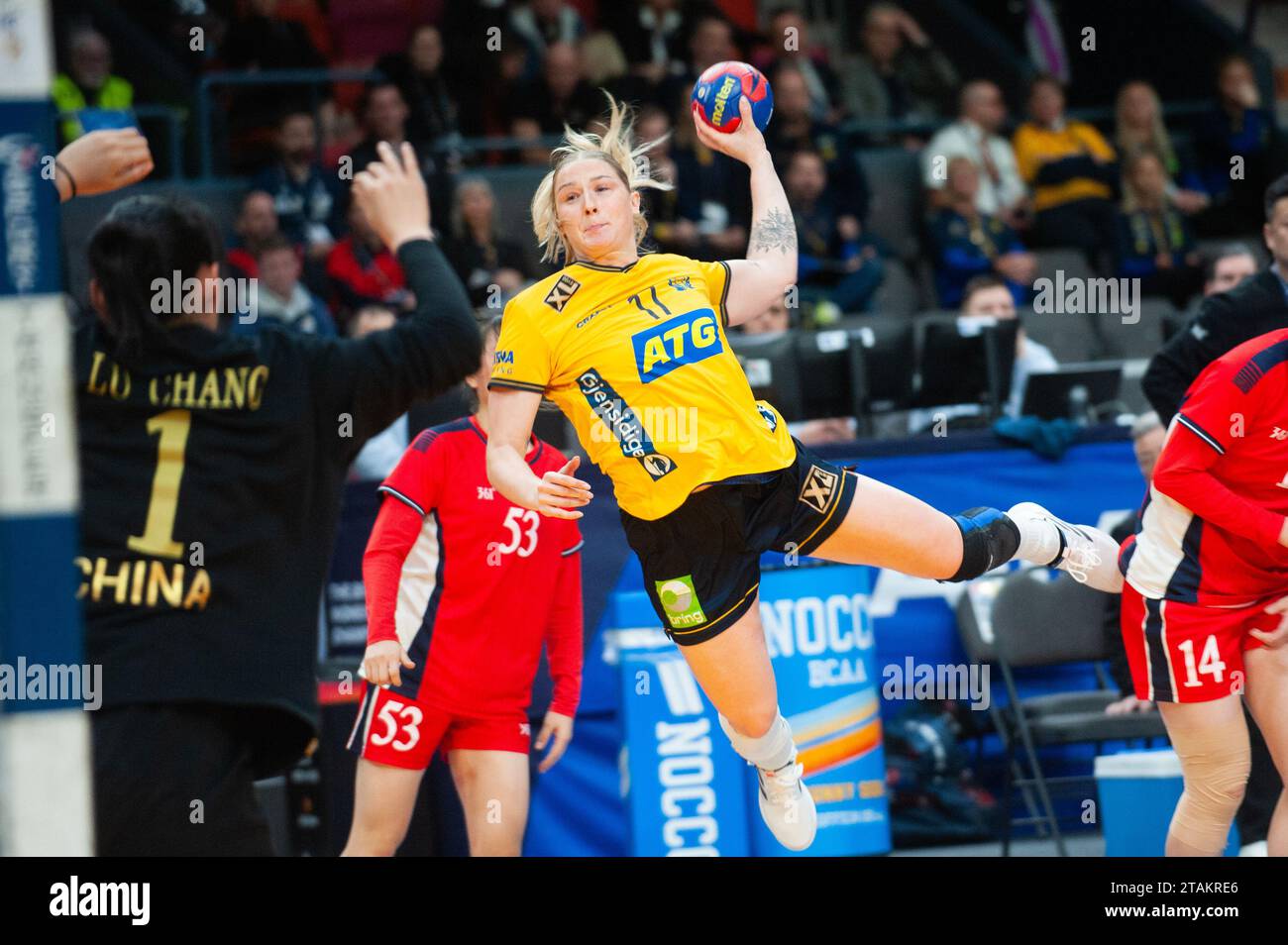 Gothenburg, Sweden. 1st Dec 2023. Nina Dano of Sweden. during the 2023 ...