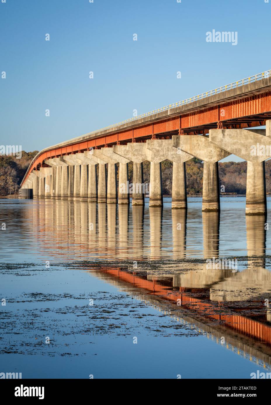 Natchez National Parkway - bridge over Tennessee River from Tennessee ...