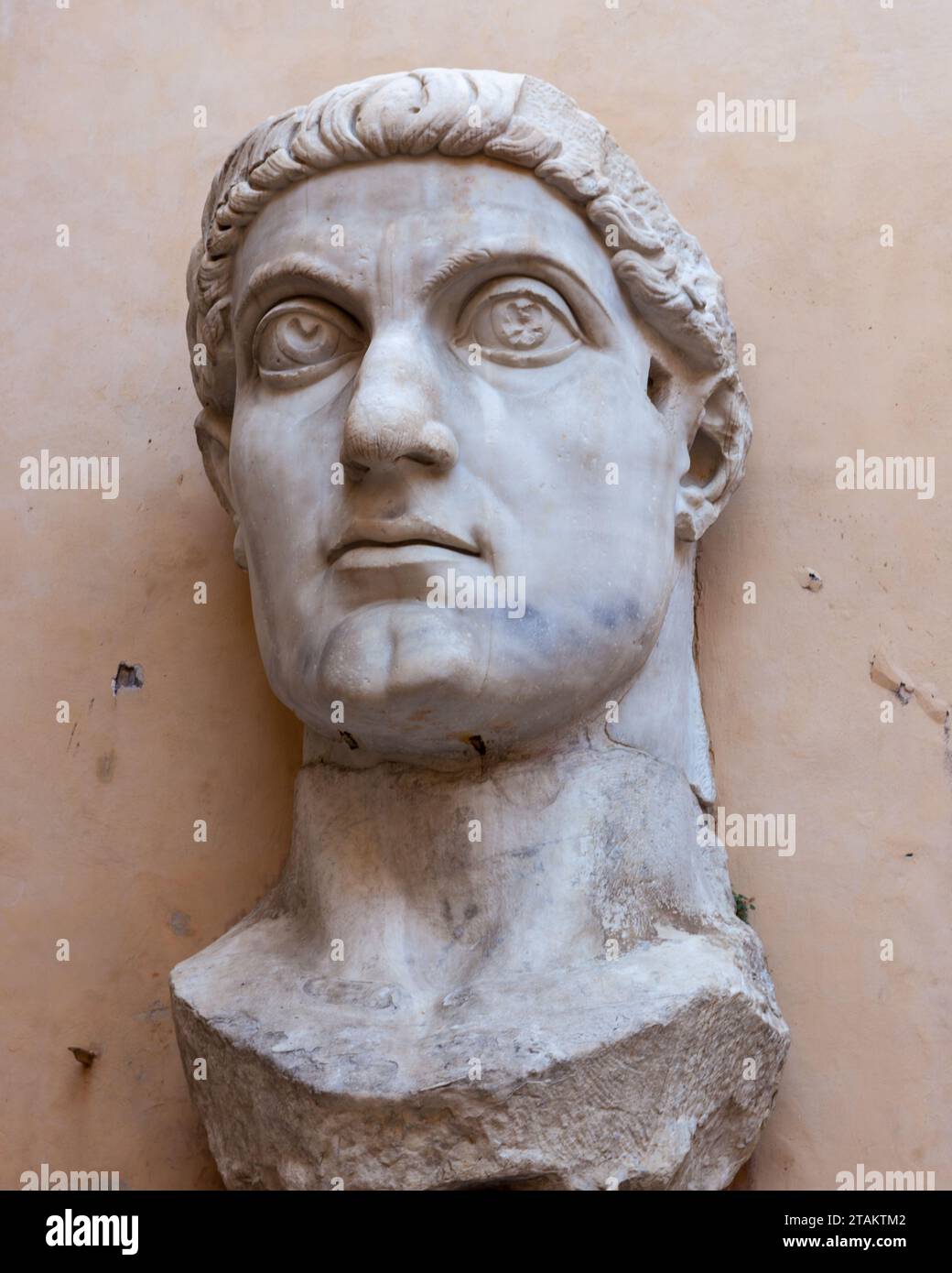 Colossus of constantine head sculpture hi-res stock photography and ...